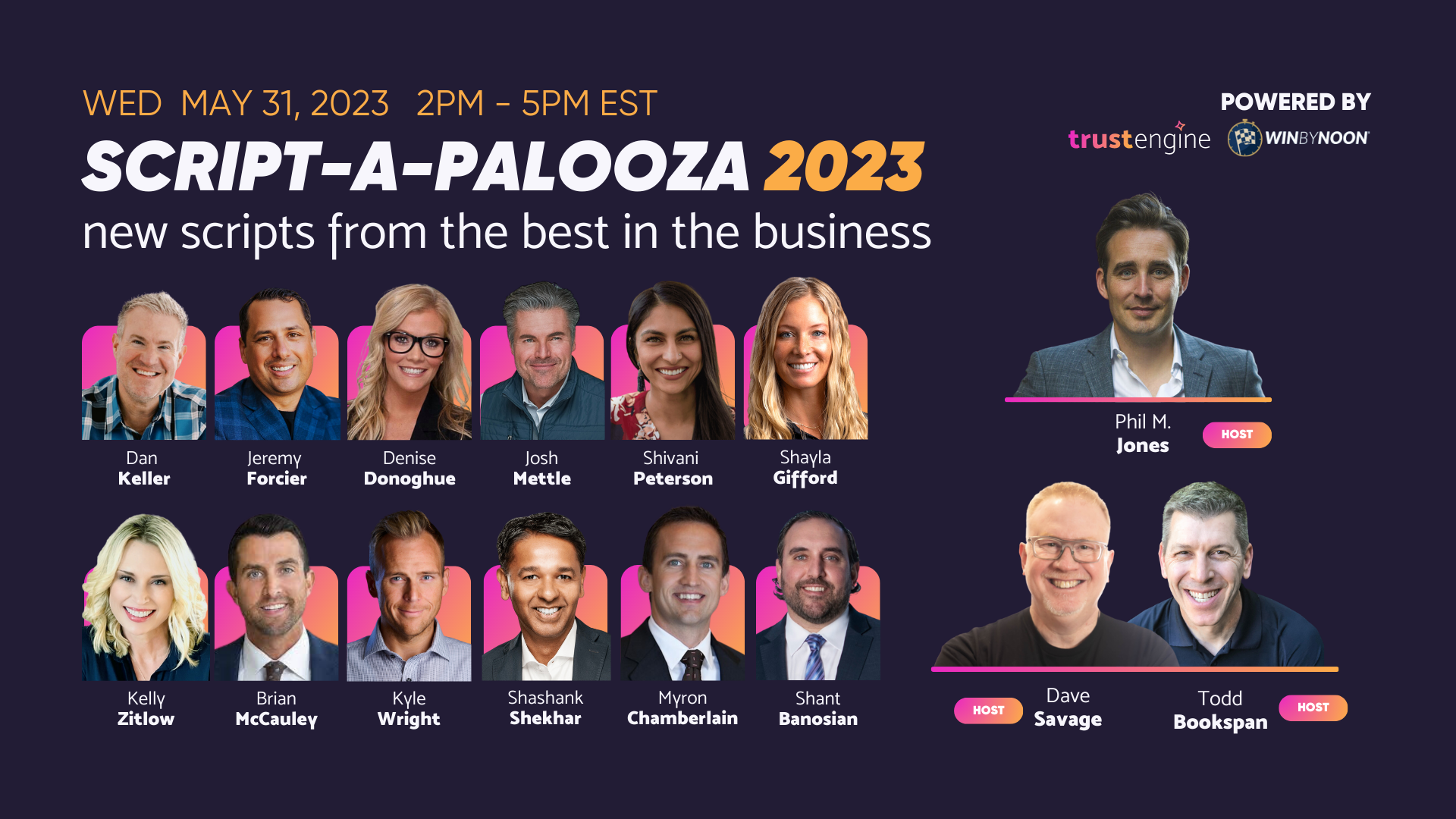 Script-a-Palooza 2023 Registration